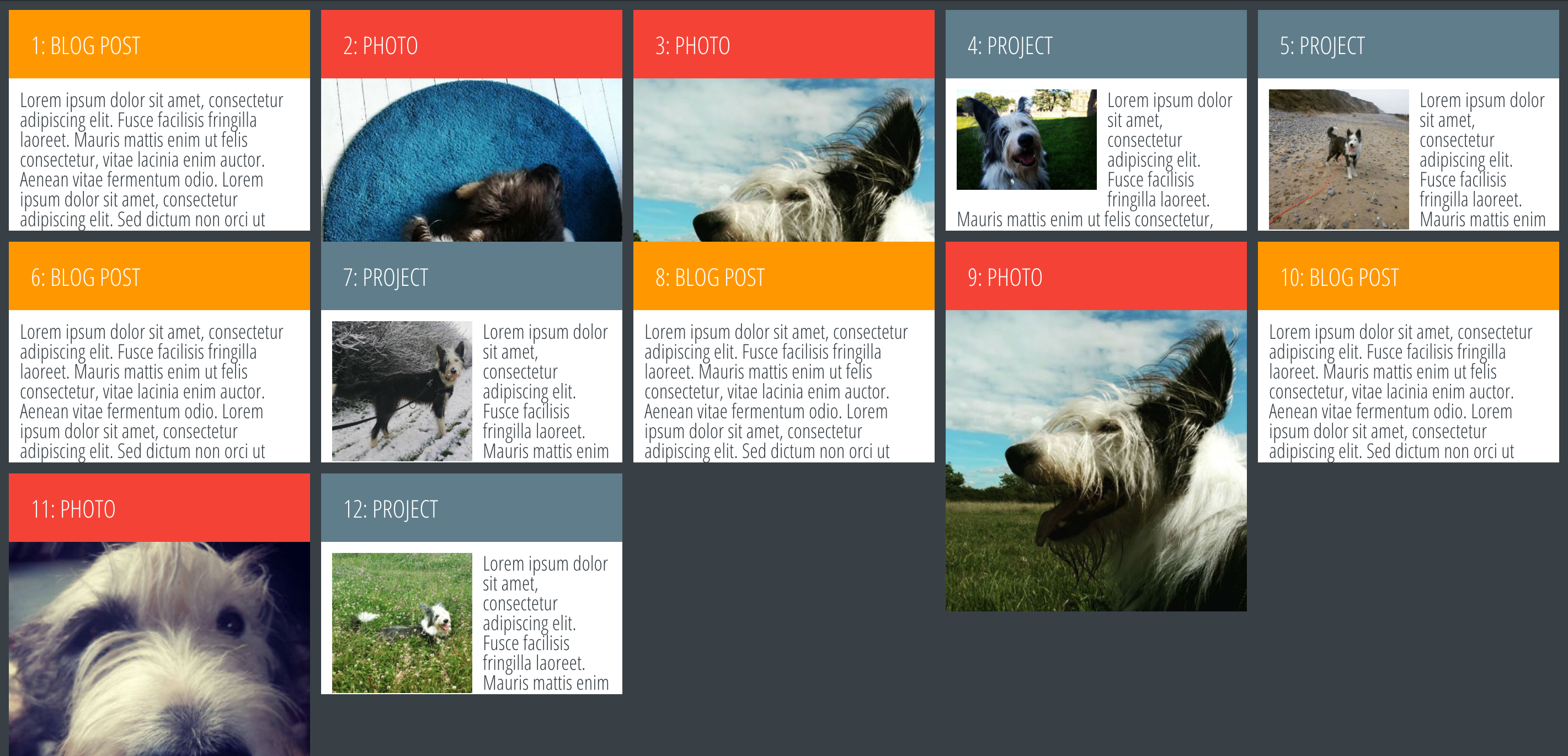 Masonry style layout with CSS Grid | by Andy Barefoot | Medium