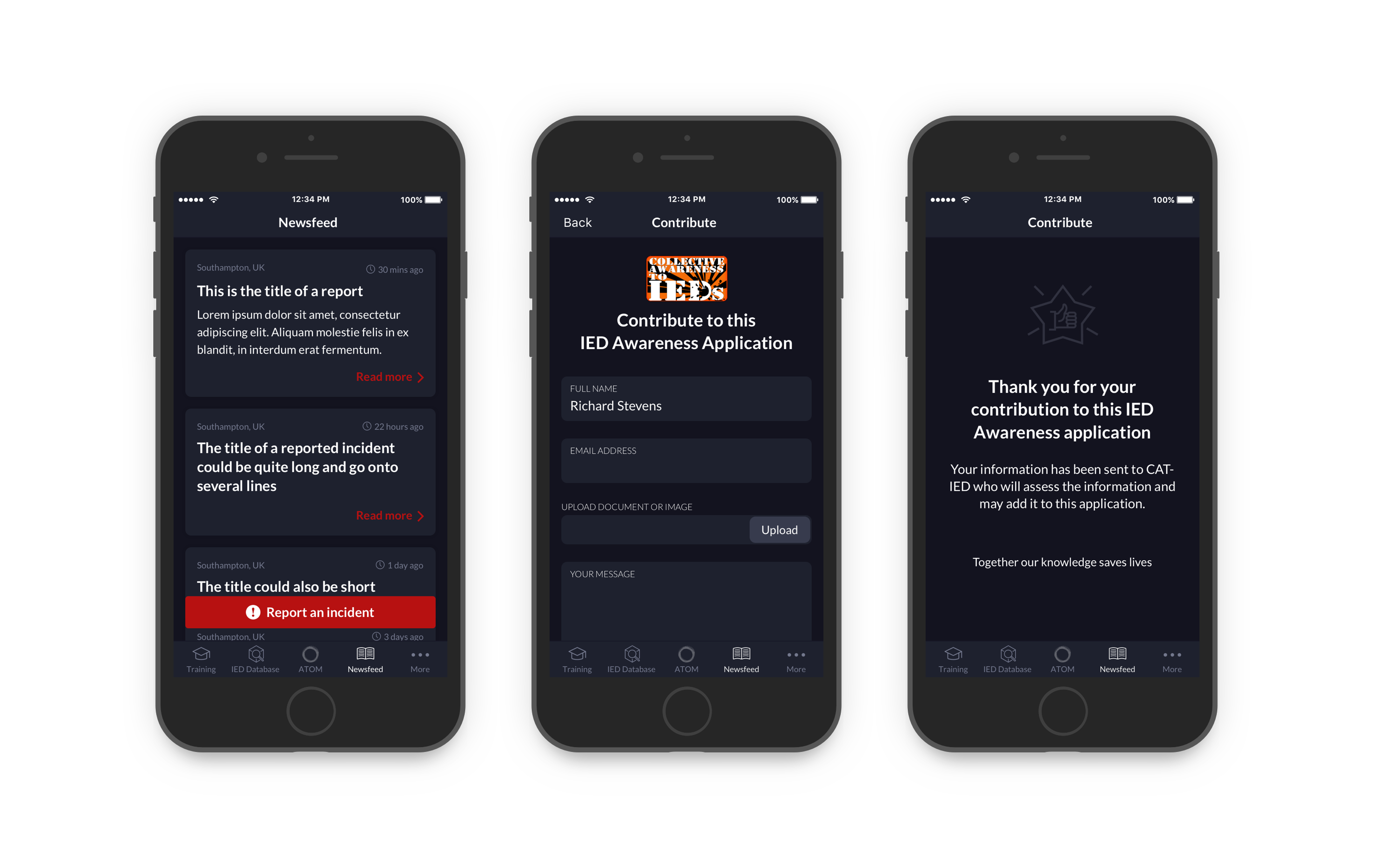 How we created a cross-platform app for CAT-UXO to deliver IED ...