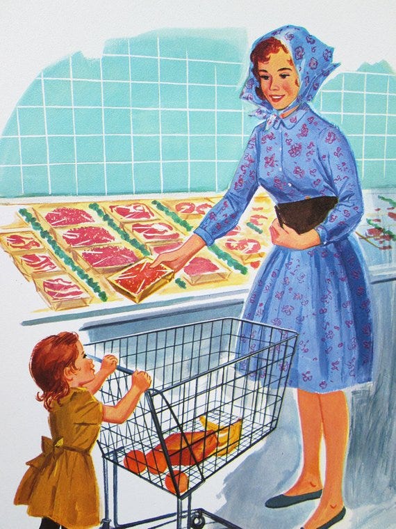 A Mom and Two Kids at Walmart. “Please just finish your food.” A tall ...