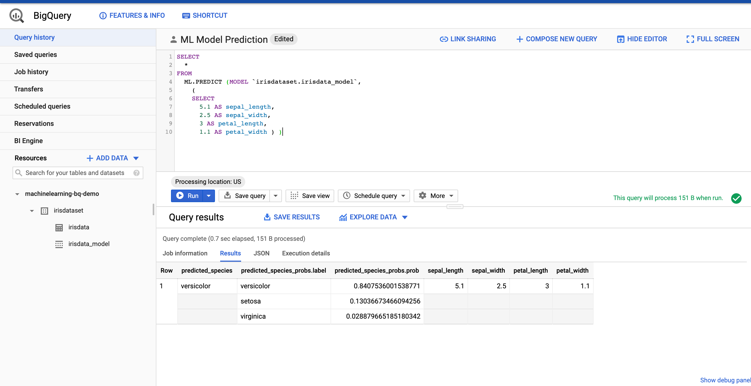 Introduction to Machine Learning in Google BigQuery