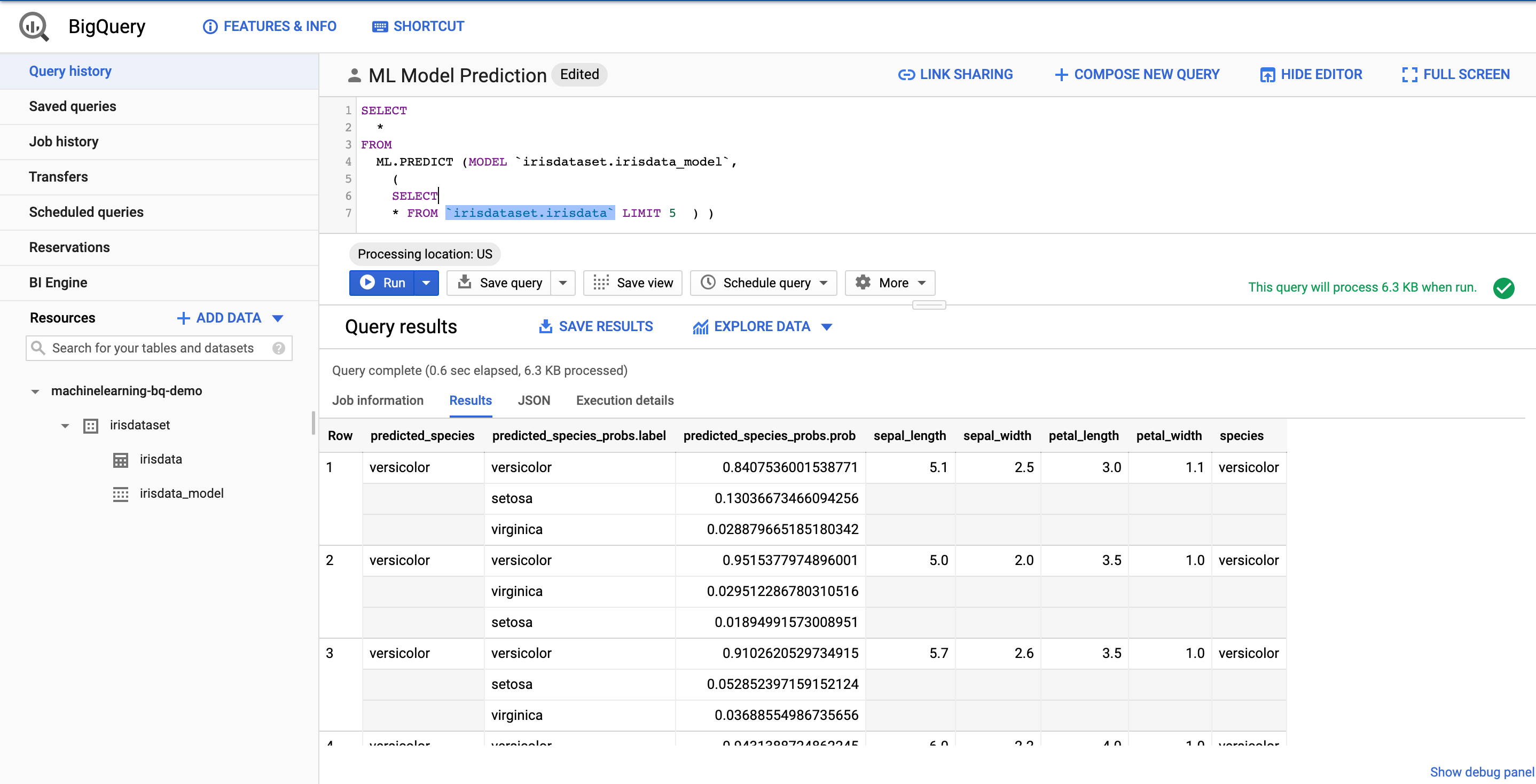 Introduction to Machine Learning in Google BigQuery