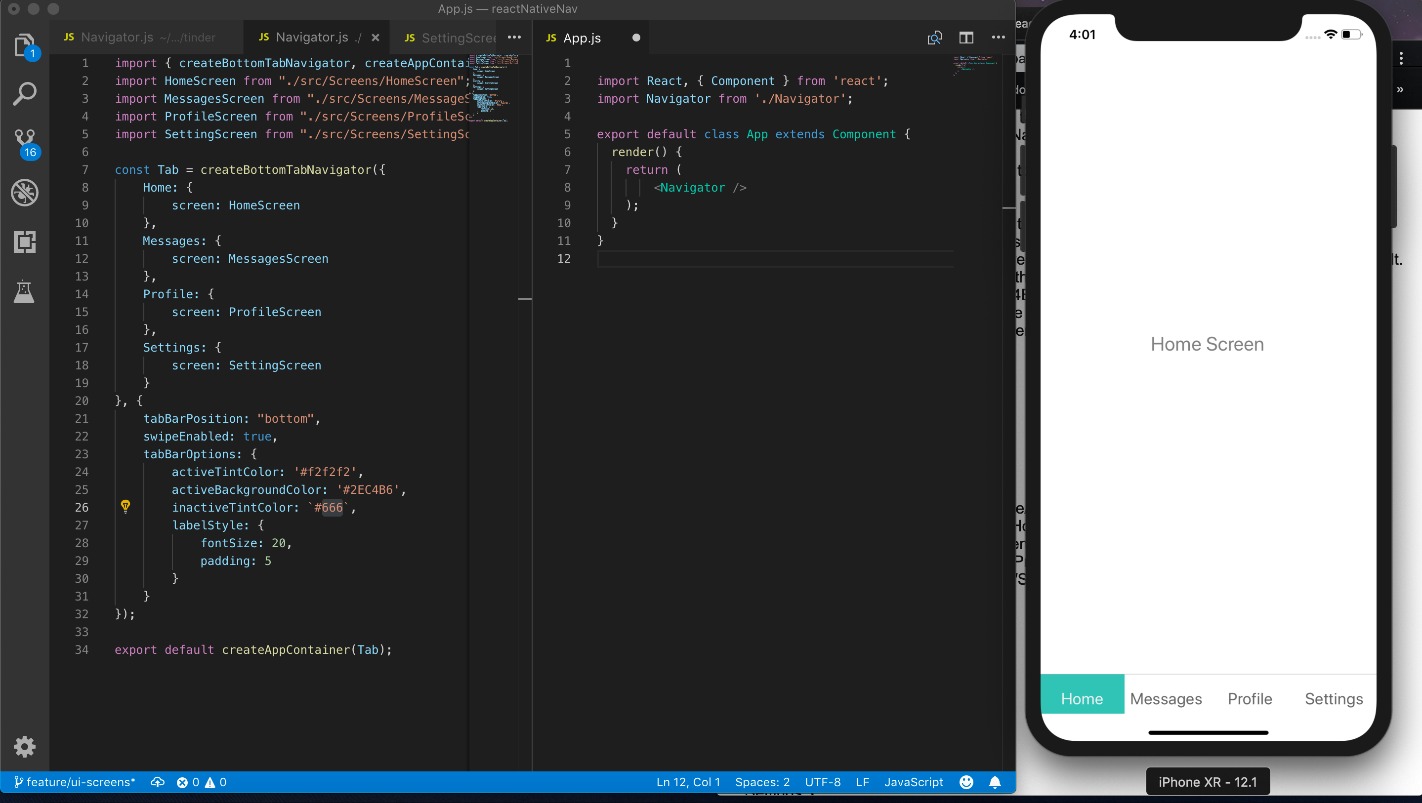 React Native Demo With React Navigation V3 0 By Augusto Rosa Fotontech Medium