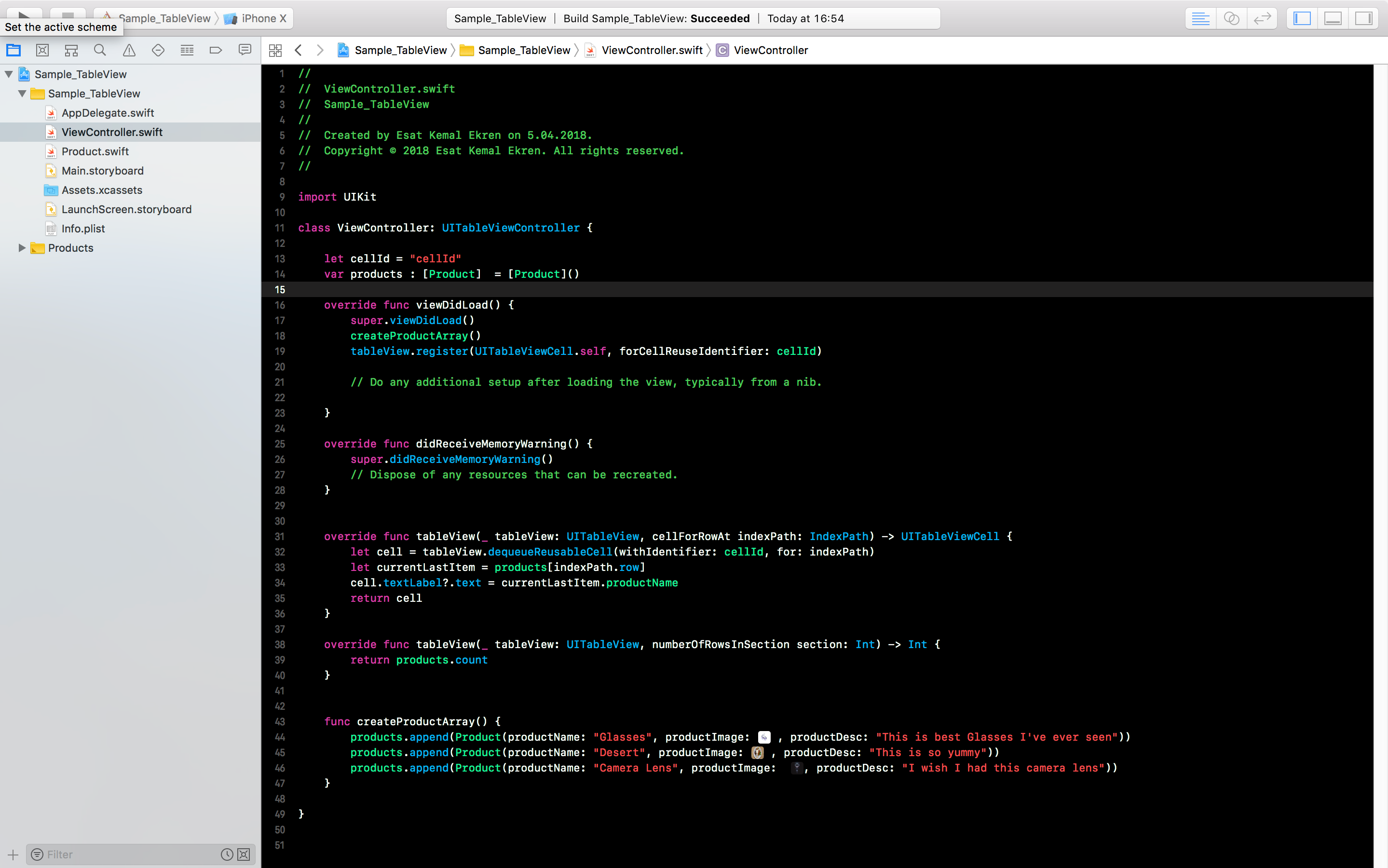 Swift — Create Custom Tableview Cell With Programmatically In Ios By Esat Kemal Ekren Medium