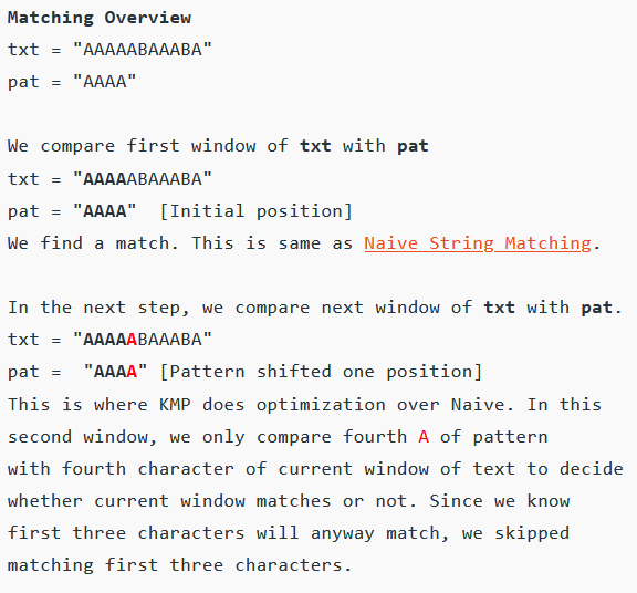 Knuth-Morris-Pratt (KMP). Algorithms | by Nicholas Lu | smucs | Medium