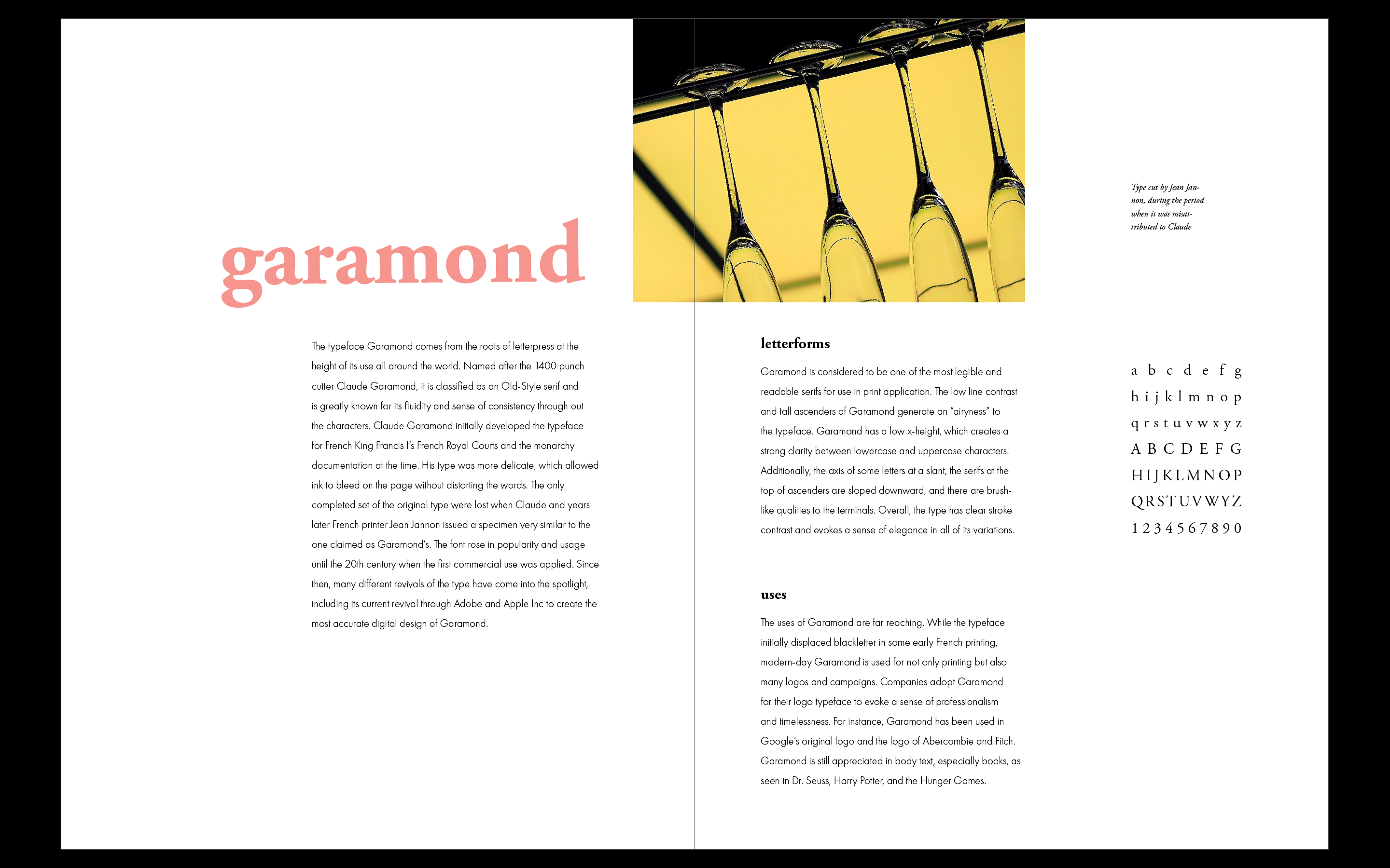 Typeface: Garamond. ABSTRACT | by Carolyn Chheath | Medium