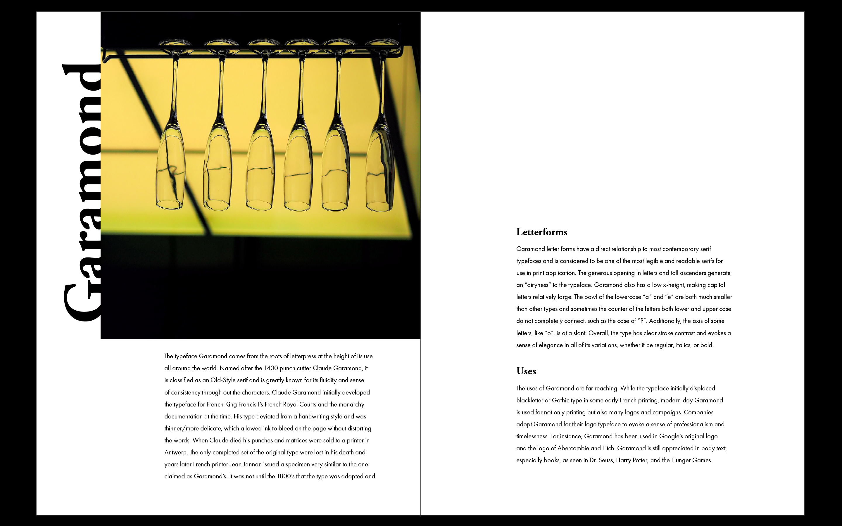 Typeface: Garamond. ABSTRACT | by Carolyn Chheath | Medium