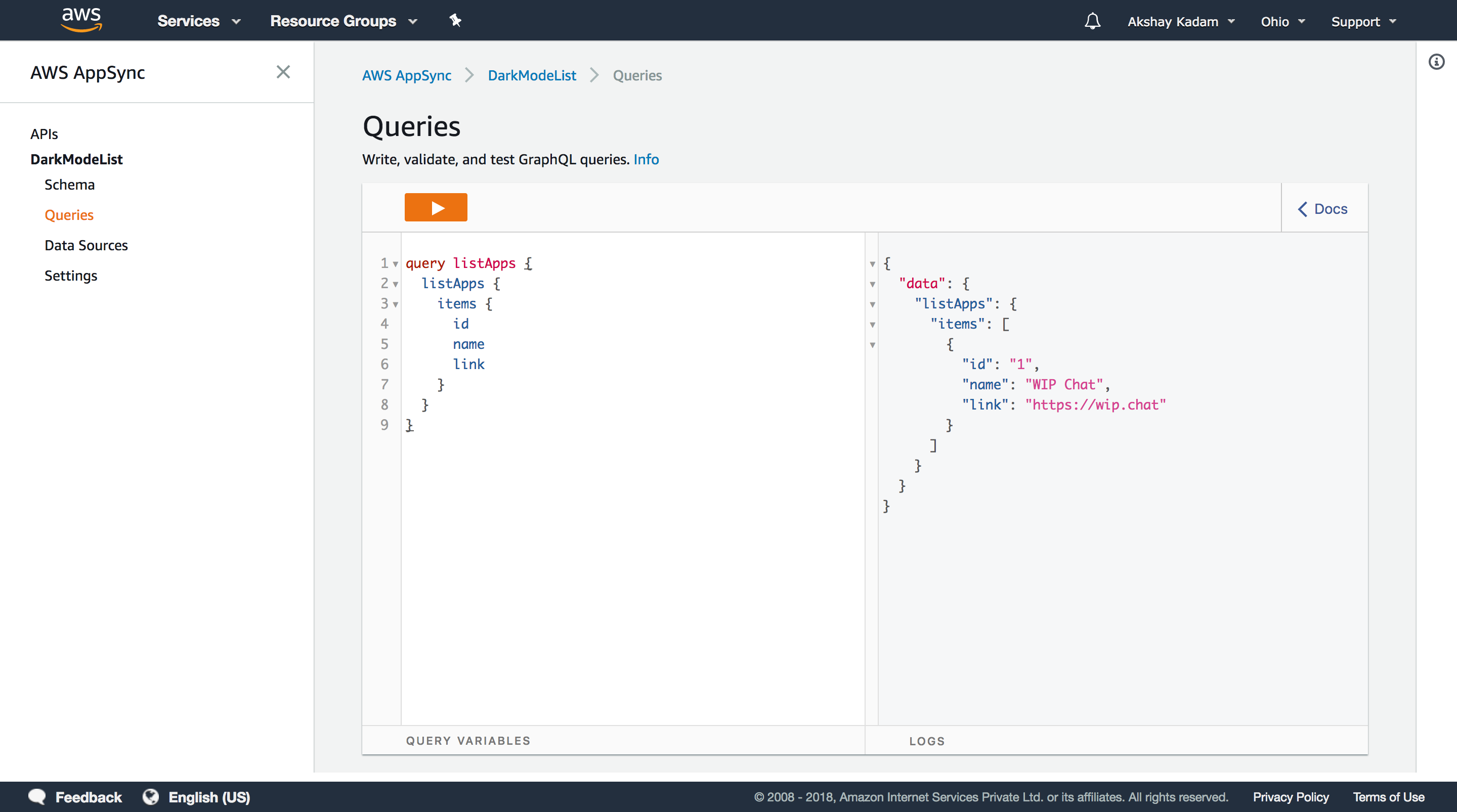 Cloning Dark Mode List using React Native and AWS AppSync | by Akshay Kadam | React Native ...