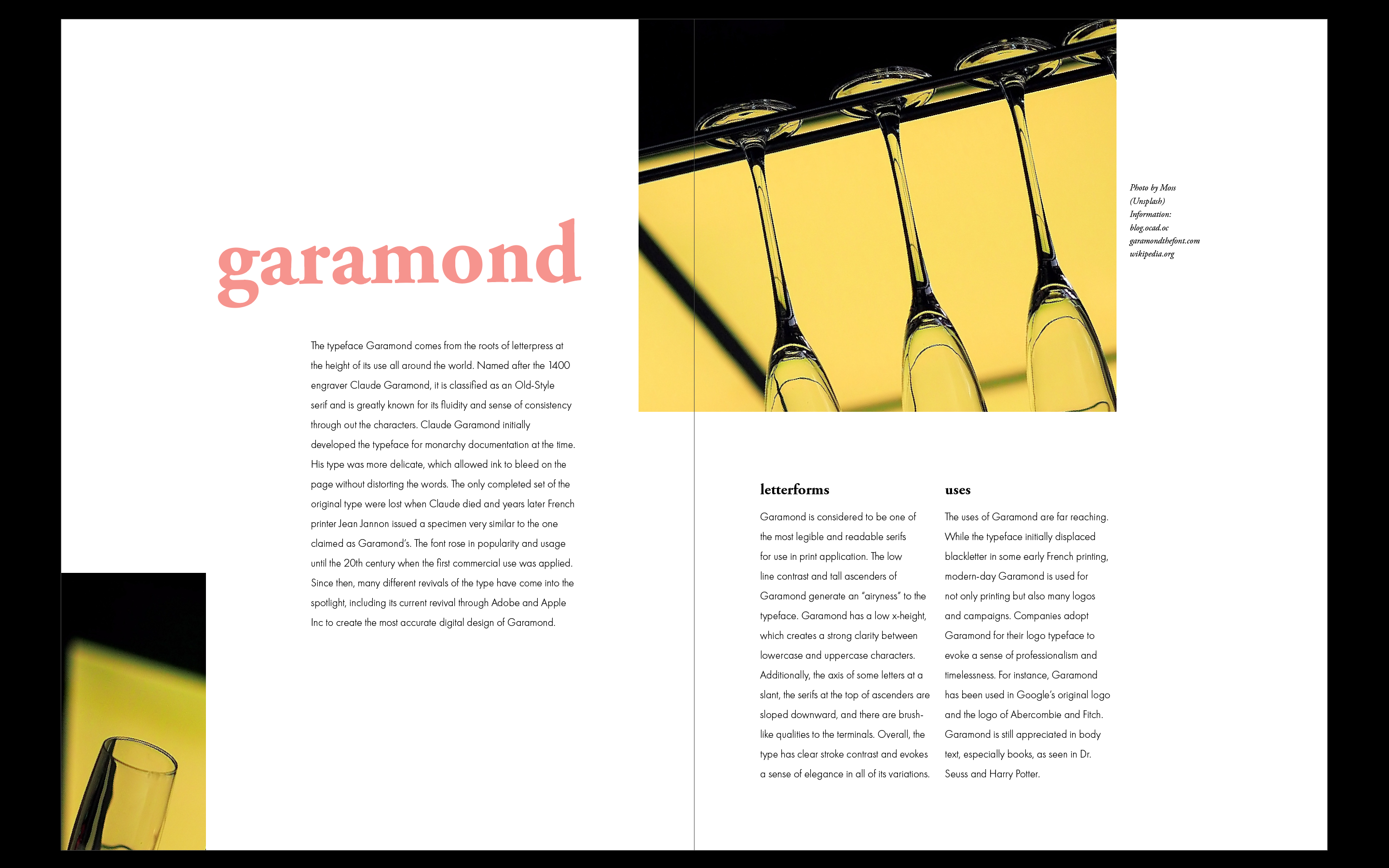 Typeface: Garamond. ABSTRACT | by Carolyn Chheath | Medium