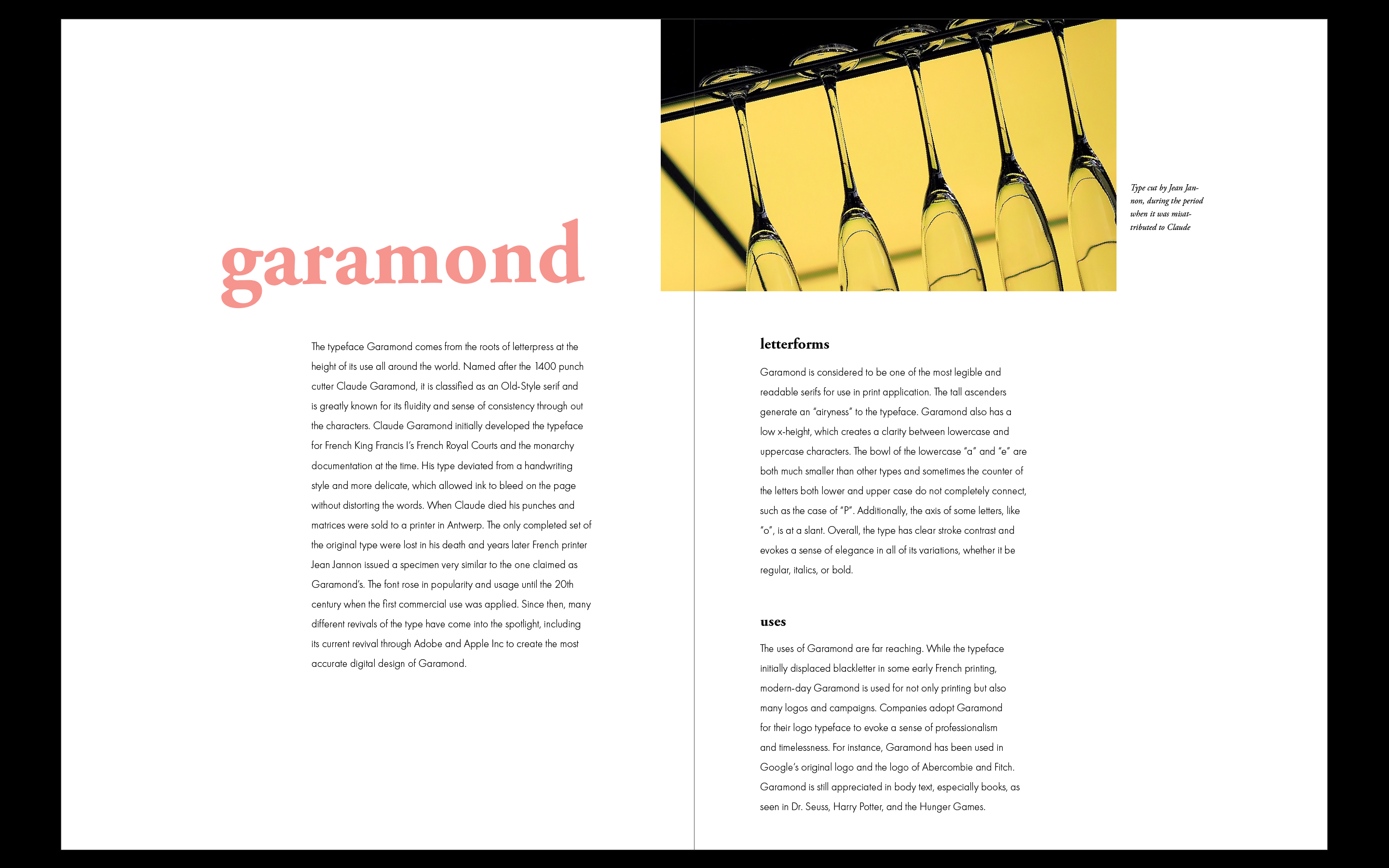Typeface: Garamond. ABSTRACT | by Carolyn Chheath | Medium