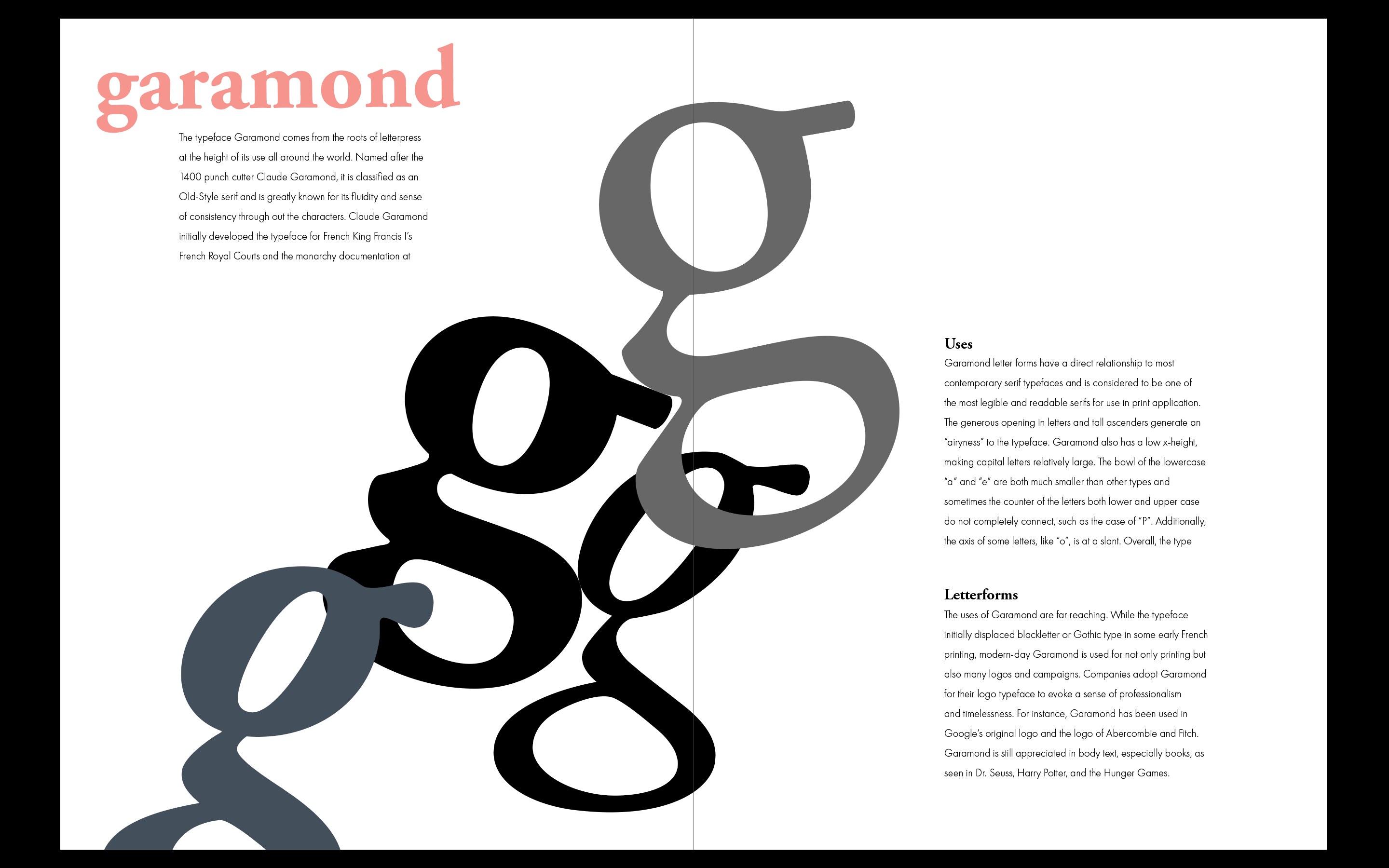 Typeface: Garamond. ABSTRACT | by Carolyn Chheath | Medium