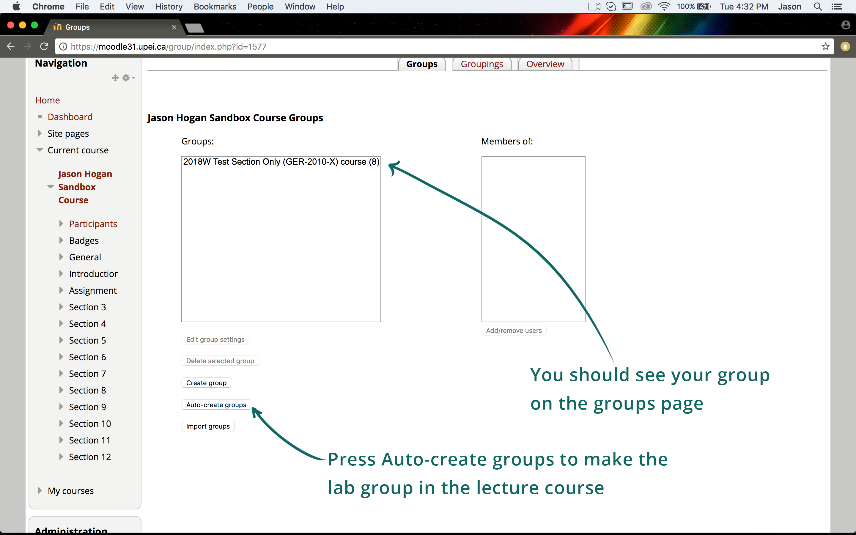 Moodle Groups and Labs. One of the changes for myUPEI and… | by Jason ...