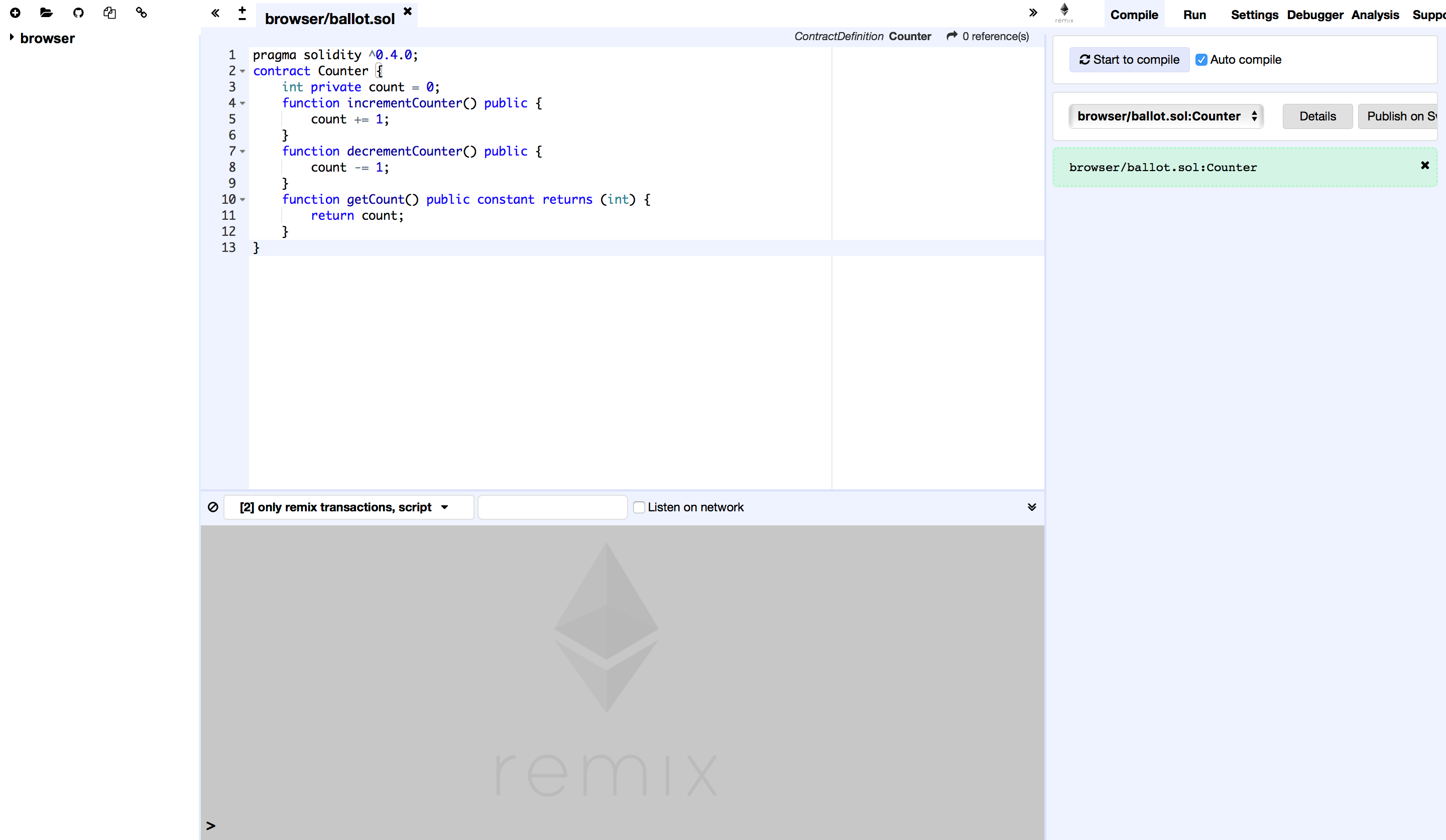 Build Your First Smart Contract. A Tutorial for Beginners | by Gerald ...