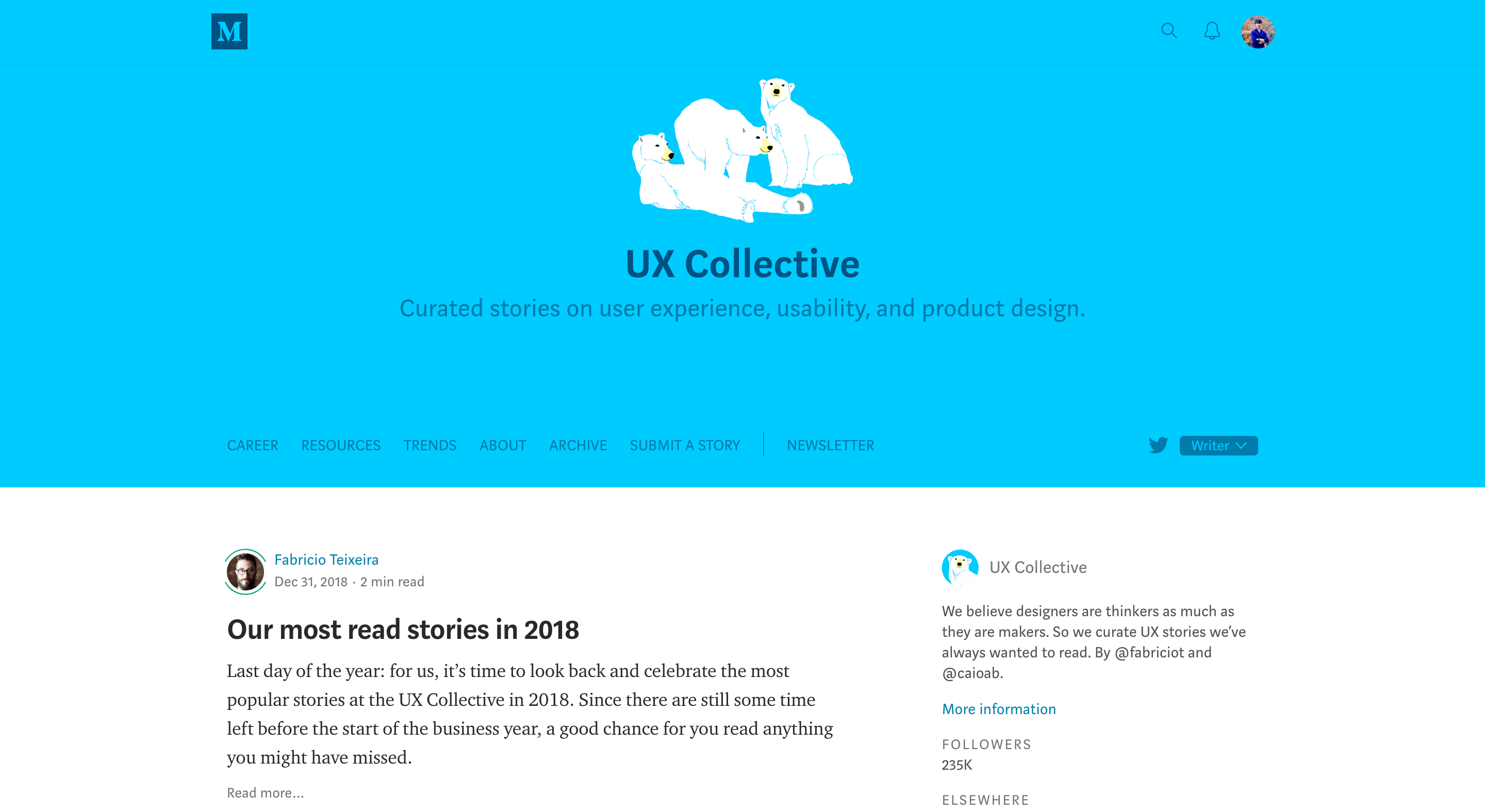 Stay on top of 2019 design trends by following these UX & UI blogs