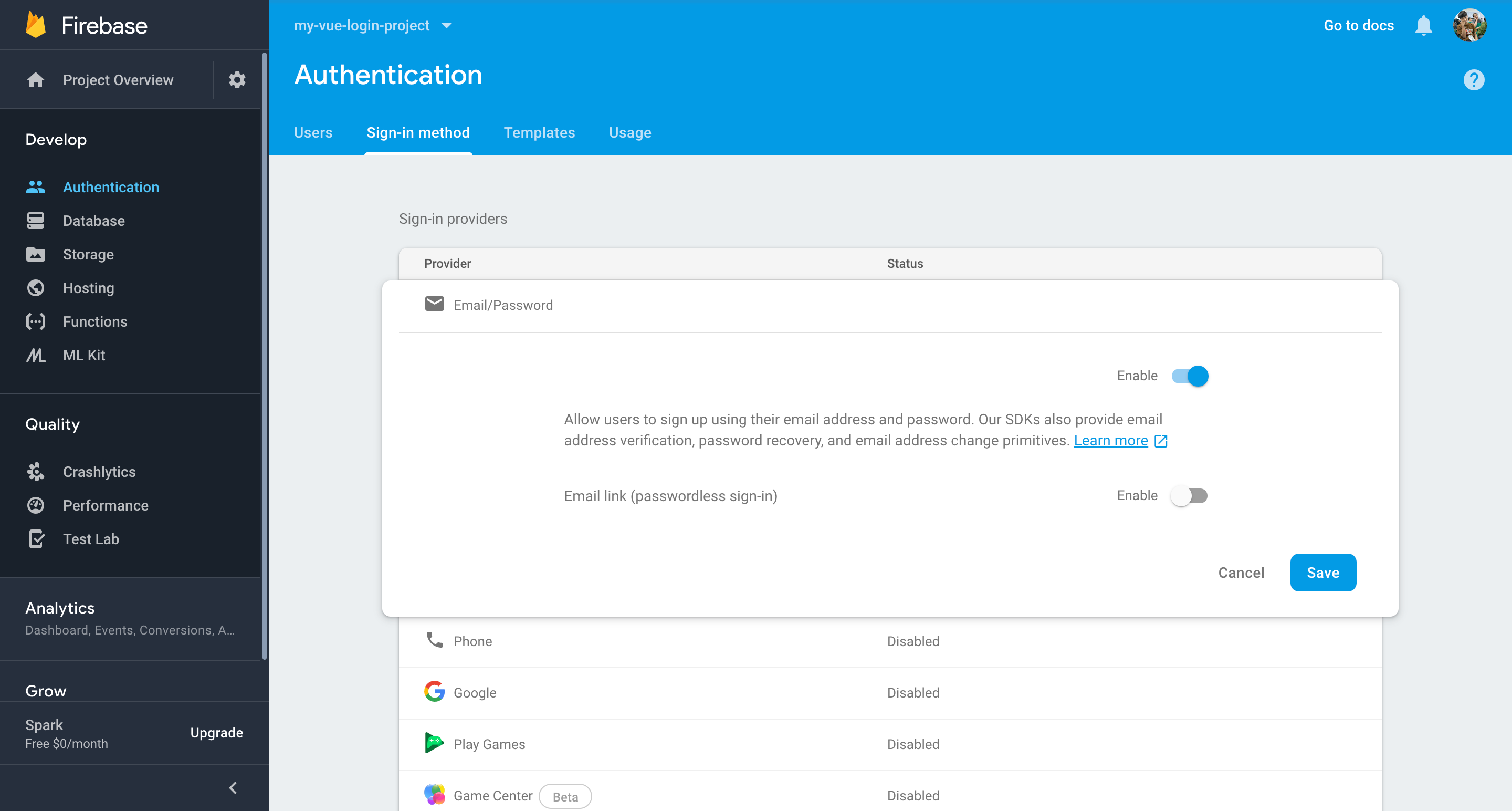 Login with VueJS Chapter 1: ทำระบบ Login ด้วย Firebase Authentication ...