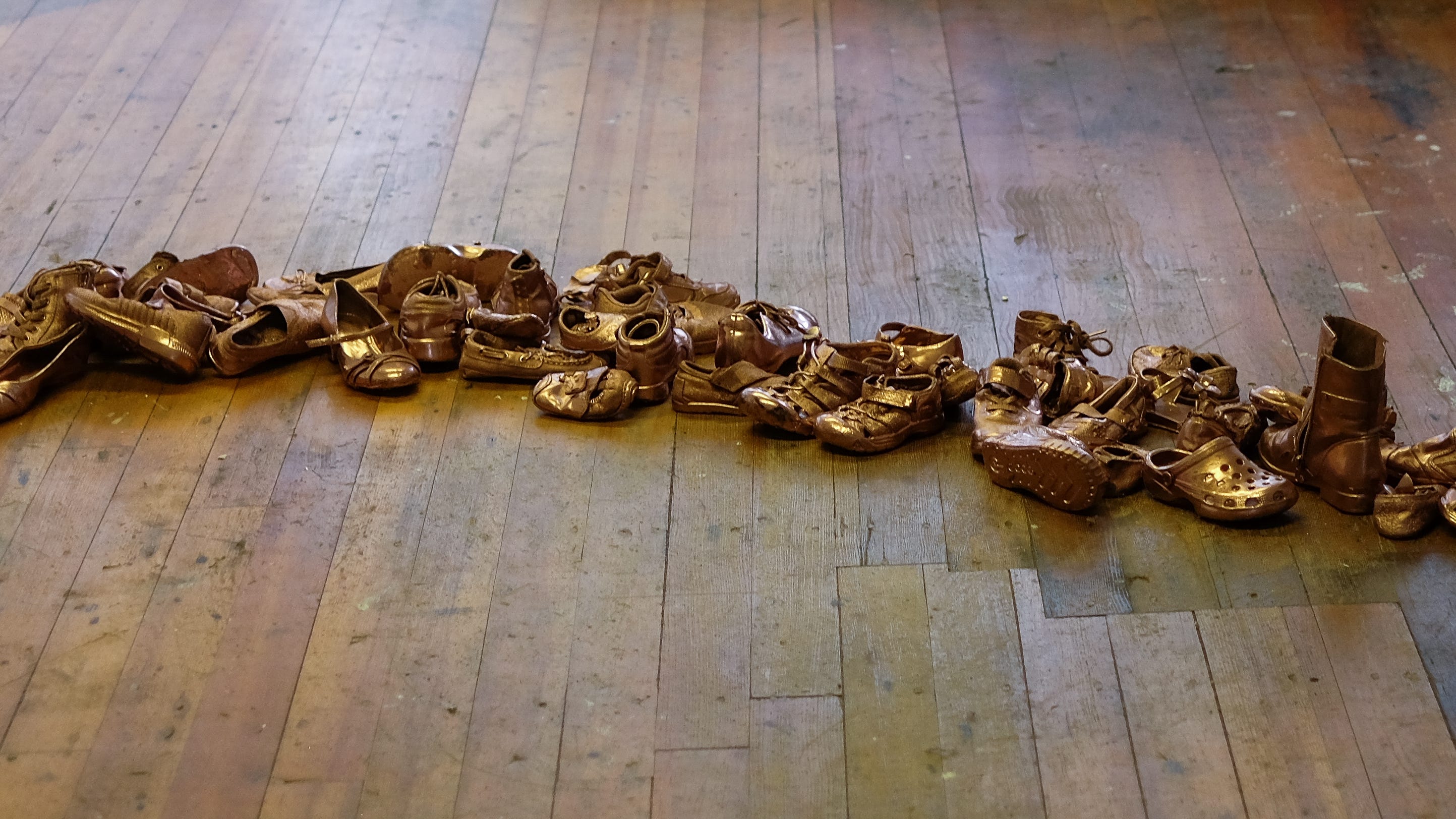 Bronze Shoes Installation Project | by Kendall | Medium