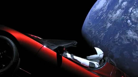 There’s A Car Cruising Through Space | by kristin schuhknecht ...