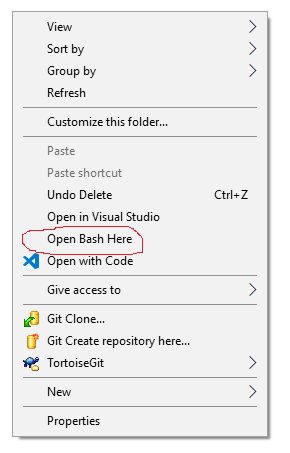 Open with Bash. Somewhere in 2016, Microsoft released… | by Omer Koren ...