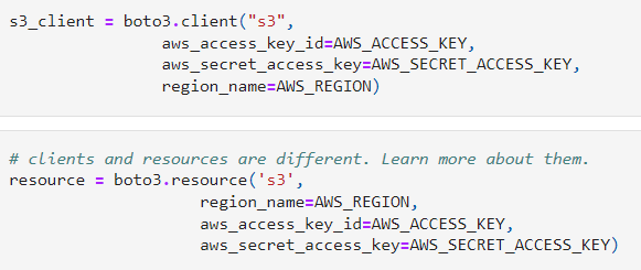 Boto 3 — LL5 — Helper Functions. Back to basics now. In the Learning ...