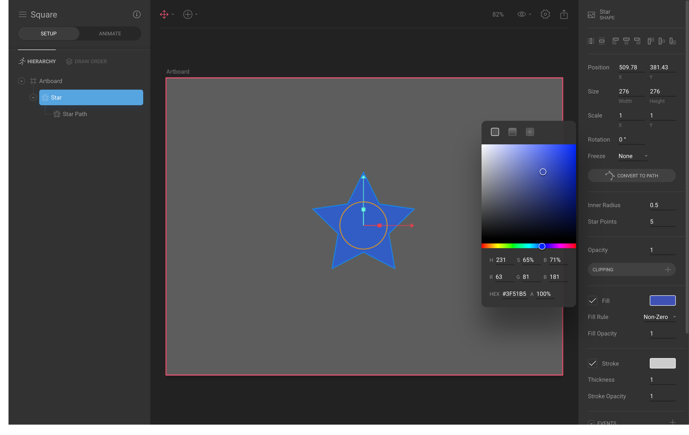 How to Flare a Flutter app? Part 1 - Create Animation | by Ahmed Tarek | ProAndroidDev