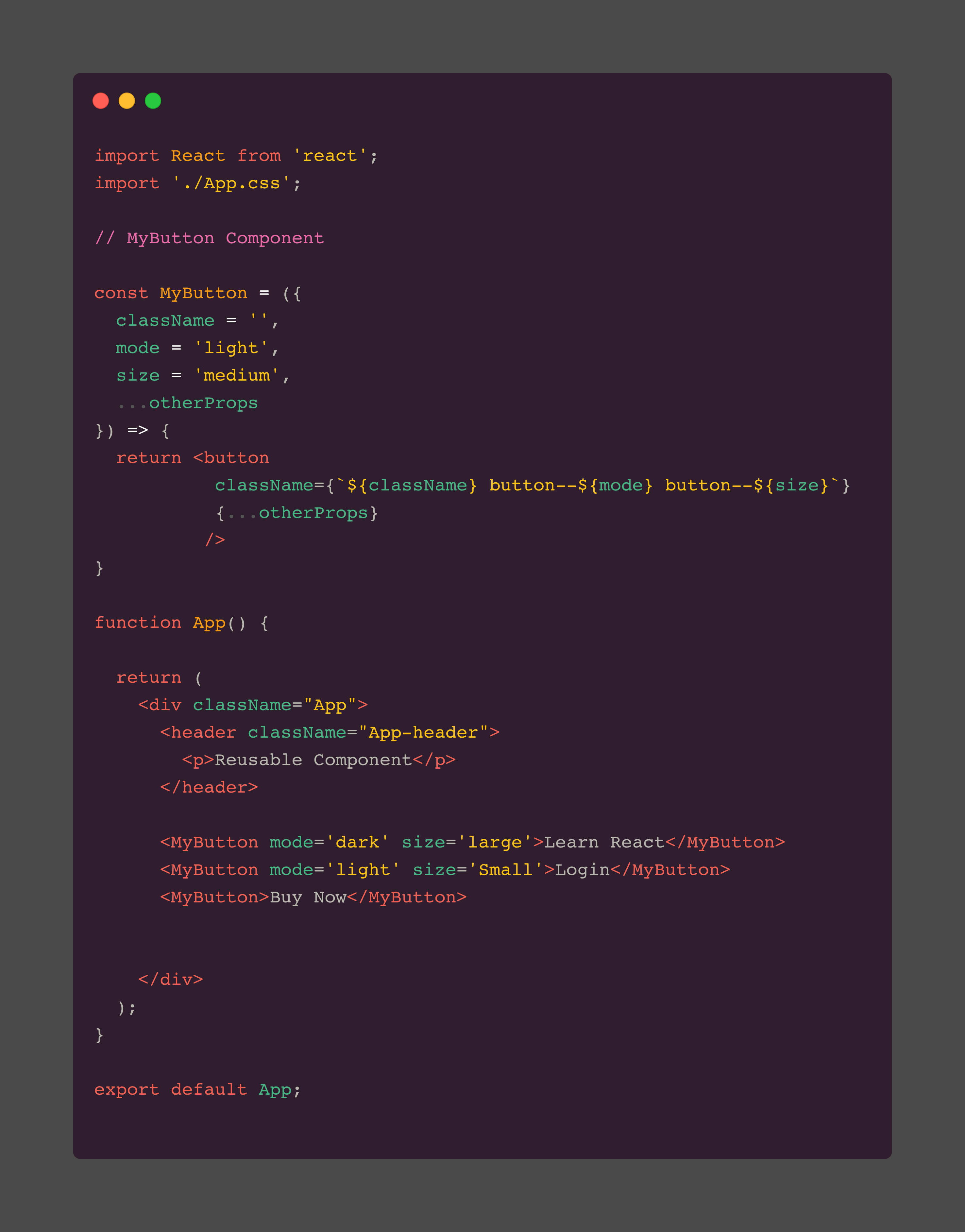 Reusable Component in React. Background | by Peter Ayeni | Weekly ...