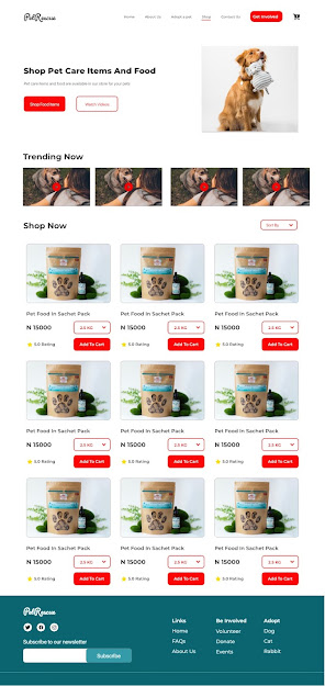 Pet Rescue Responsive Web Design — A UX Case Study | by Ruqayyah Yaro ...