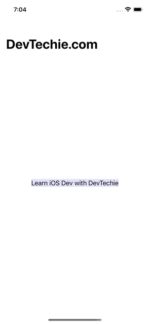 How To Align Single Line Text In Swiftui By Devtechie Devtechie