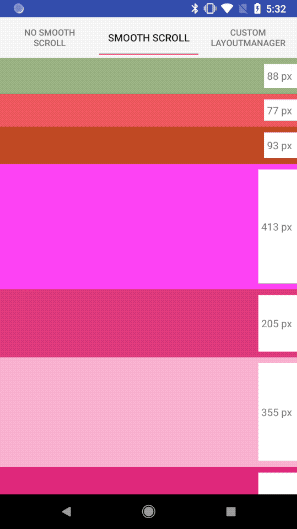 Scrolling in Android: Custom Scroll Behavior for a List of Varying Height | by Jordan Carlyon ...