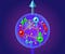 Why Are There Only 8 Gluons?. With three colors and three anticolors ...