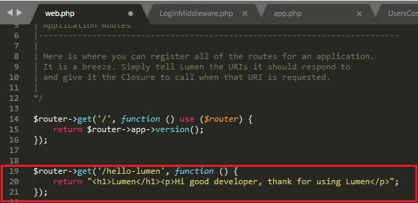 P3 Simple PHP Lumen Service App. Pada kesempatan kali ini saya akan ...