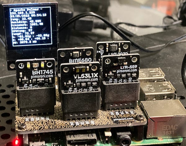 Five Sensors Real-Time. The easy way to build Python streaming… | by Tim Spann | Medium