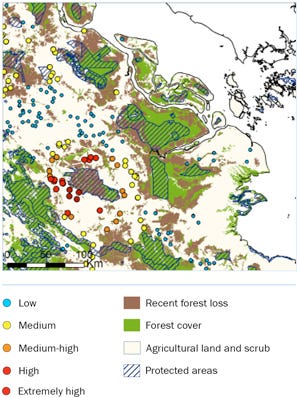Assessing deforestation risk. How can companies use geospatial risk ...