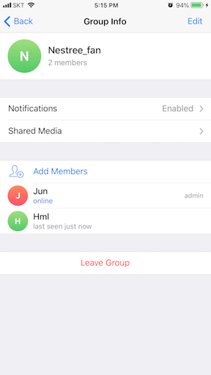 Sync Nestree with Telegram. Synchronizing messages between Nestree ...