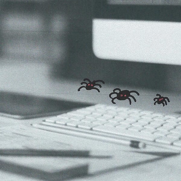 Web Spiders. “Web spiders?” laughed Ted. | by Peter Edwards | Medium