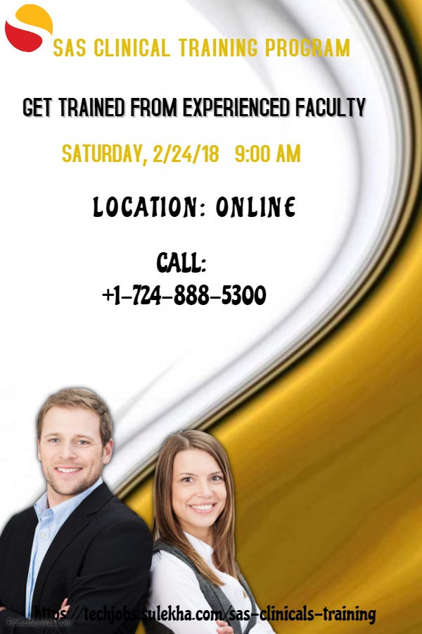 SAS Clinical Training Program. SAS Clinical Training Program for… | by ...