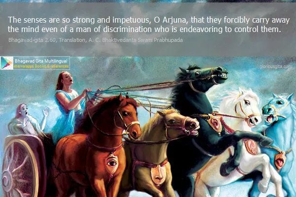 2.60 — The dominant Power of Senses. | by Bhagavad Gita Daily | Medium