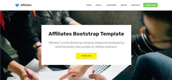 Free HTML Bootstrap Templates for your Next Project | by WowThemesNet ...