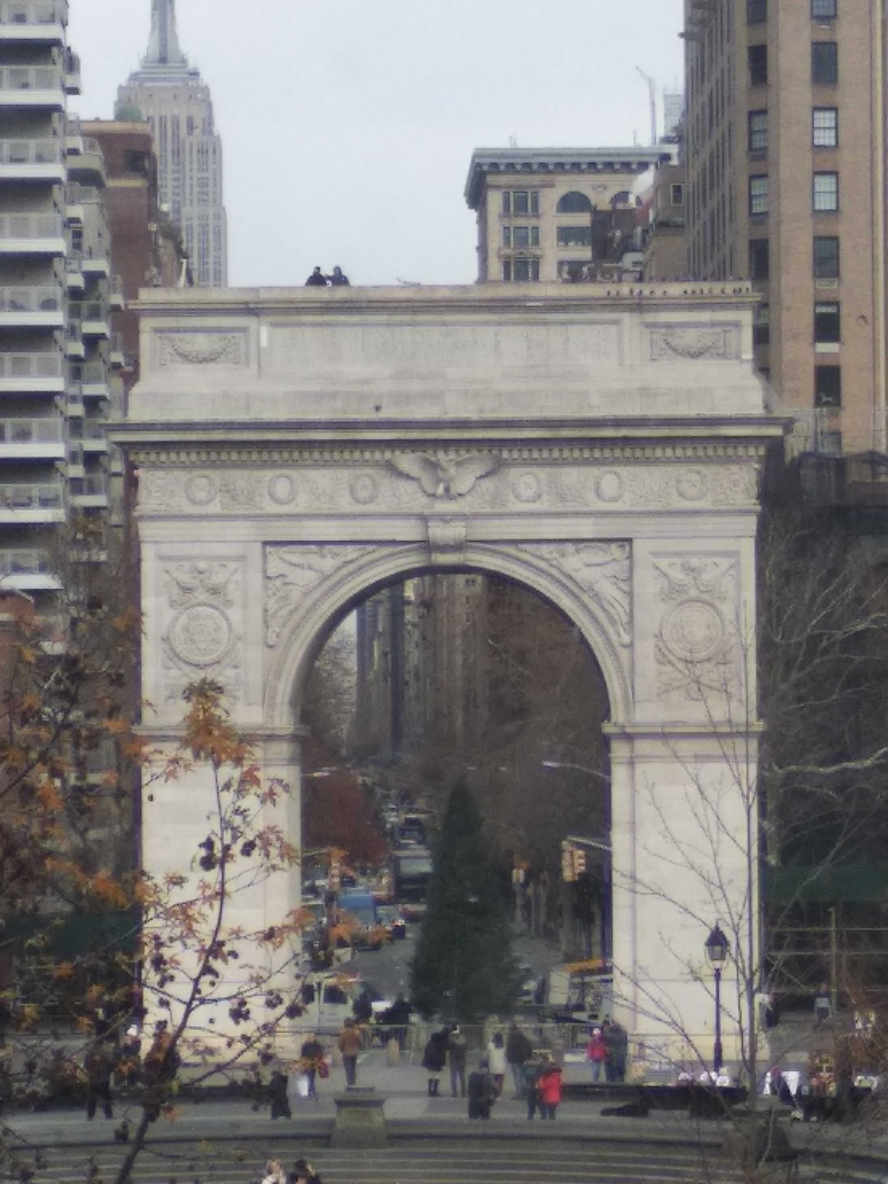 A Brief Note to the People on Top of the Washington Square Arch | by ...
