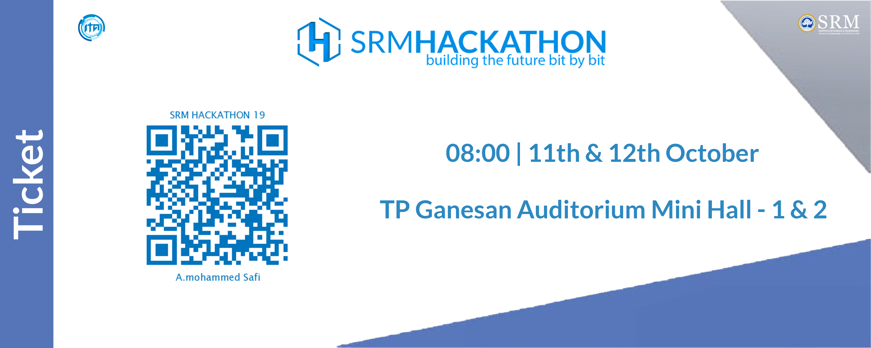 Experience with SRM Hackathon 4.0 | by Mohammed Safi A | IT Association ...