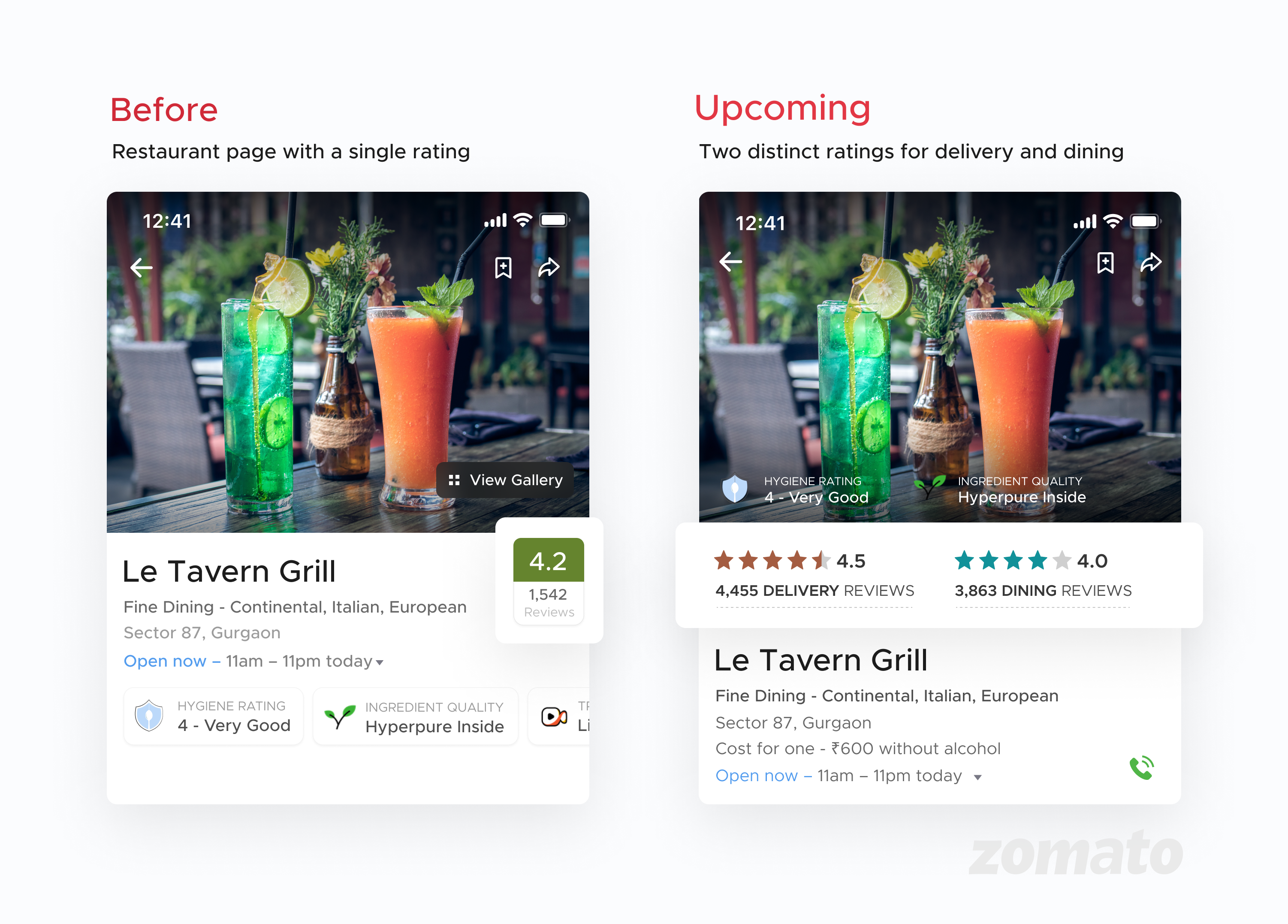 [India] Call for feedback — Restaurant Ratings v2 | by Zomato | Zomato ...