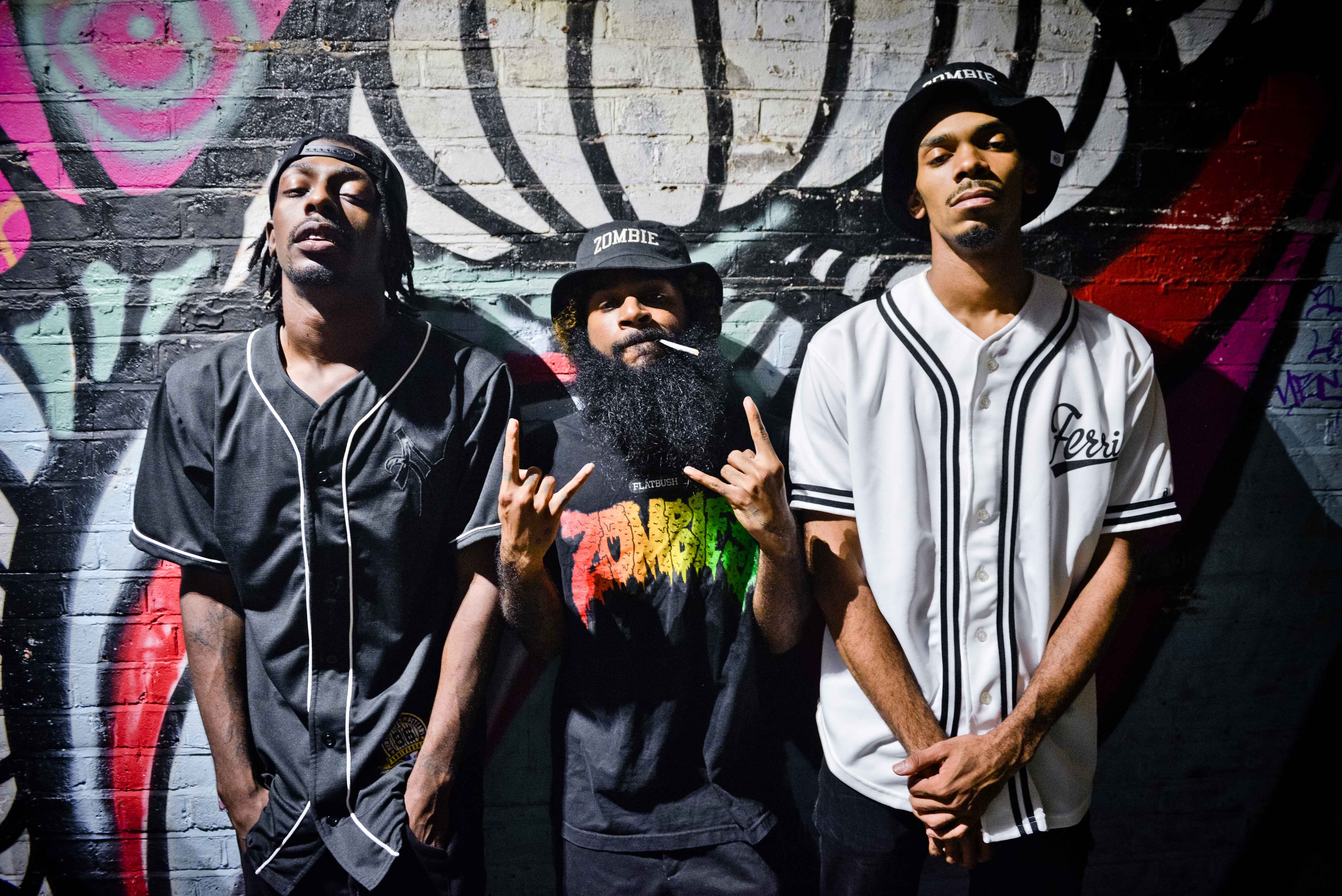 Flatbush zombies day of the dead art - weimzaer