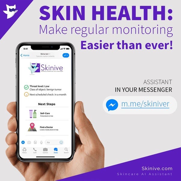 We develop skincare bot powered with AI& ComputerVision Your Skincare ...