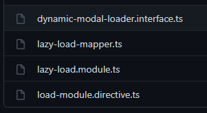 Lazy loading non-routing modules with bootstrap modals implementation ...