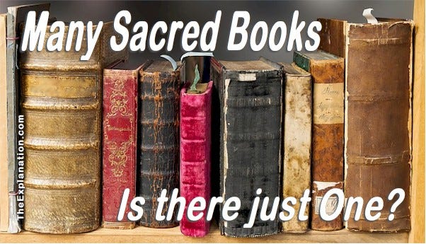 Sacred books — There are Many — Will the Real Sacred Book Stand up ...
