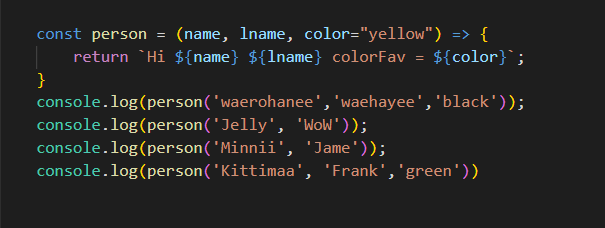 JavaScript ES6 เบื้องต้น 04 (DefaultParameter) | by Waerohanee Waehayee ...