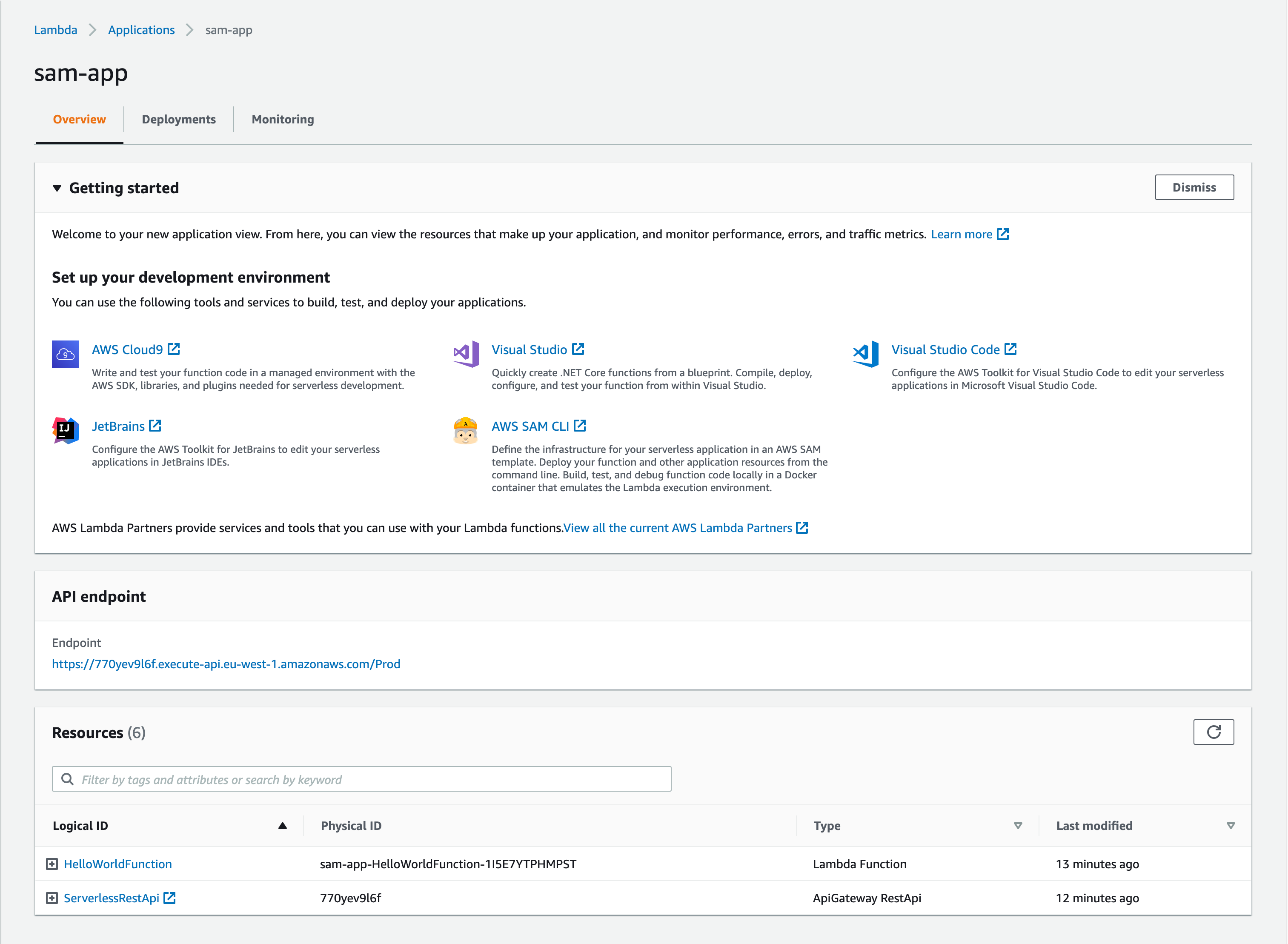 Developing Lambda Applications Using The Aws Serverless Application Model Sam Framework By