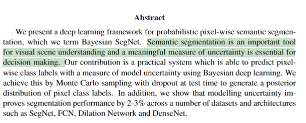 [ Archived Post ] Bayesian SegNet: Model Uncertainty in Deep Convolutional Encoder-Decoder ...