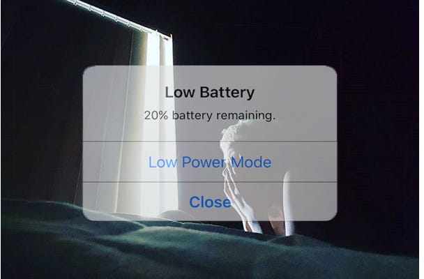Why Re-framing Depression as “Low Battery Mode” may be the Best Thing ...