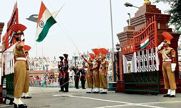 Border Ceremony at Wagah Border Amritsar | by TouristCab | Medium