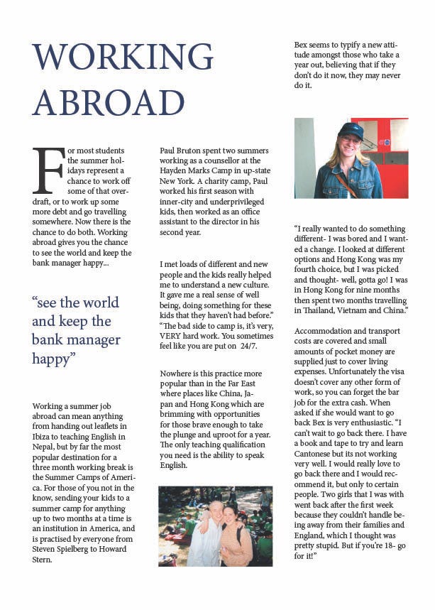 Grid layout Work- Abroad Magazine Article | by Inderpreet Kaur | Medium