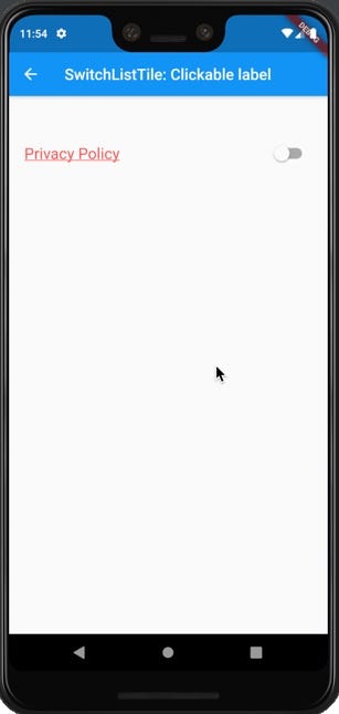 Custom switch widget for accepting Privacy Policy in Flutter Apps | by Priyanka Tyagi | CodeChai ...